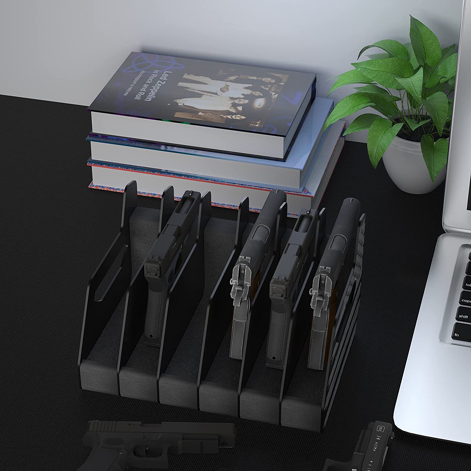 6X Standard Pistol Rack, Revolver Holder for Gun Safe Cabinet Storage ...